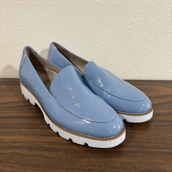Vionic | Shoes | Vionic Kensley Slip On Loafers Patent Light Blue ...